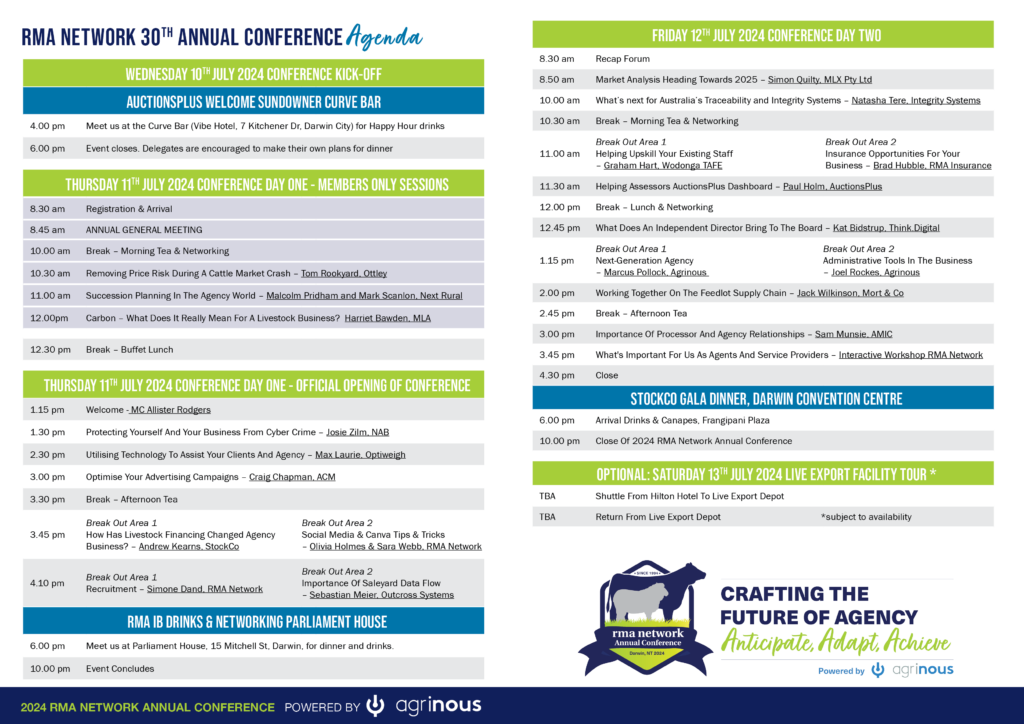 Agenda - RMA Network Annual Conference